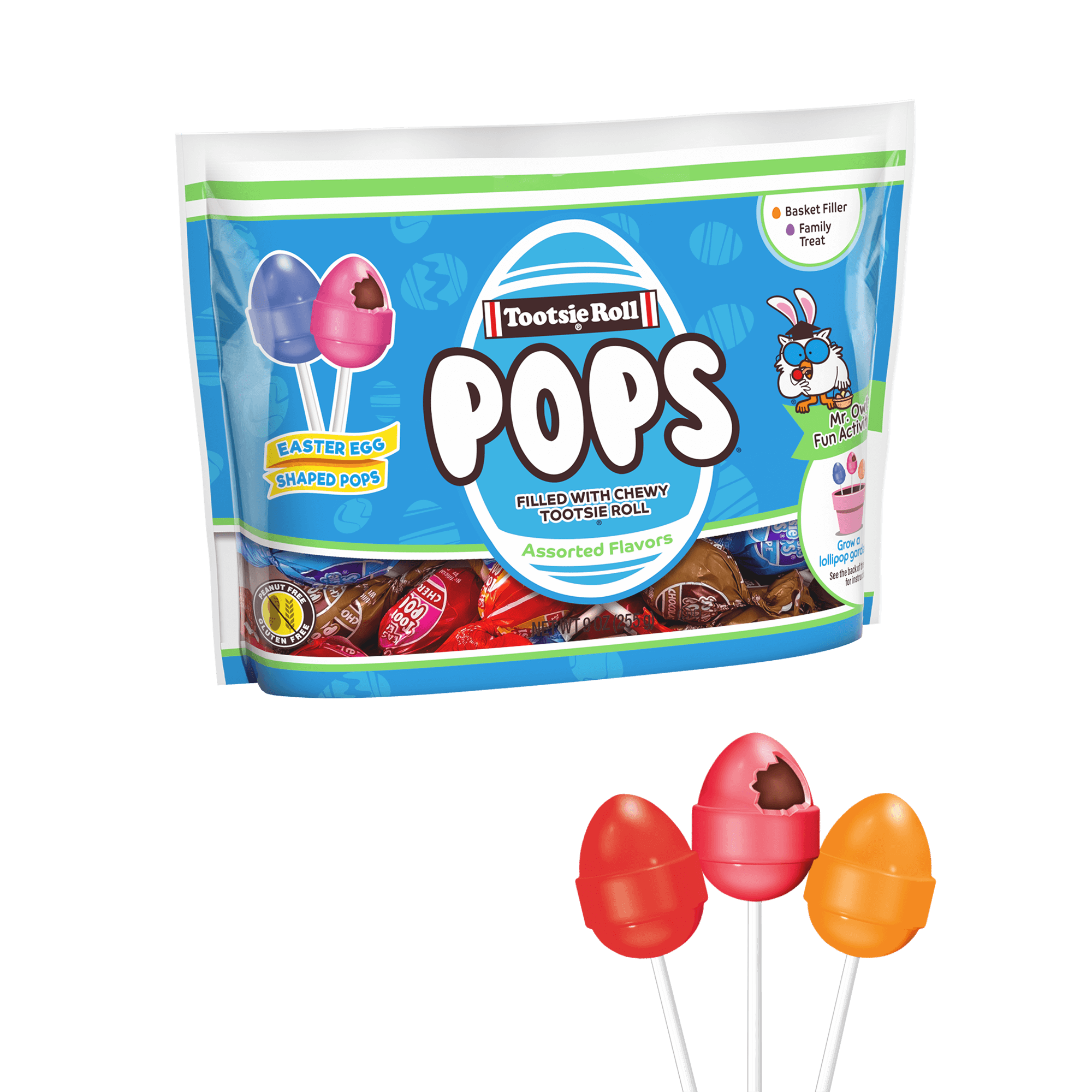 Tootsie Pops Assorted Easter Egg Pops (9 oz. Bag) – Tootsie Roll