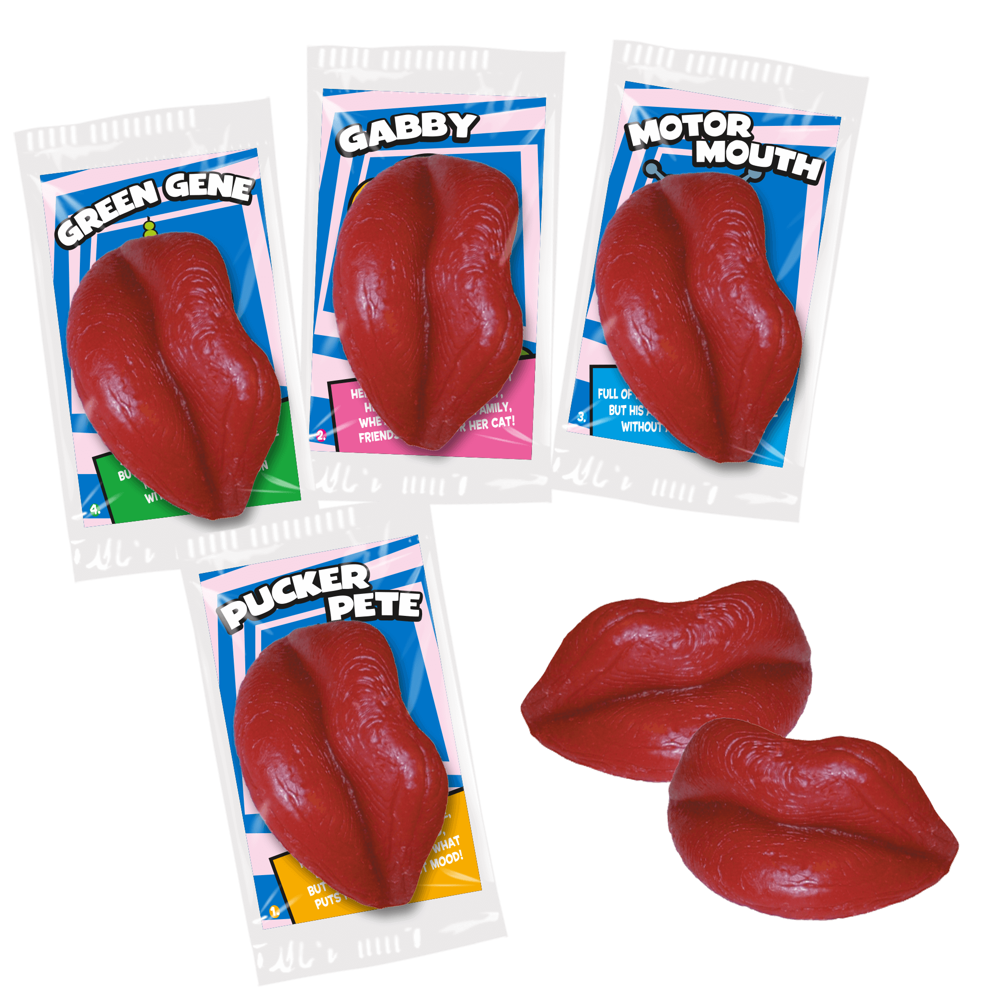 Wack-O-Wax Cherry Wax Lips (1 ct. Bag) – Tootsie Roll