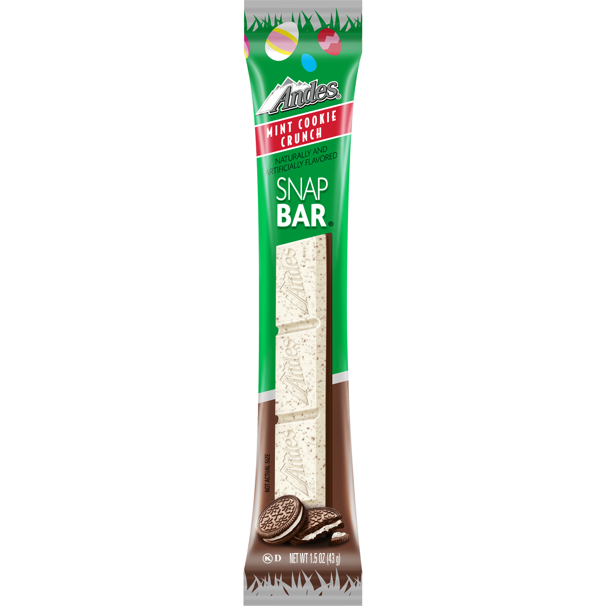 Andes Mint Cookie Crunch Easter Snap Bar (1.5 oz. Bar) – Tootsie Roll