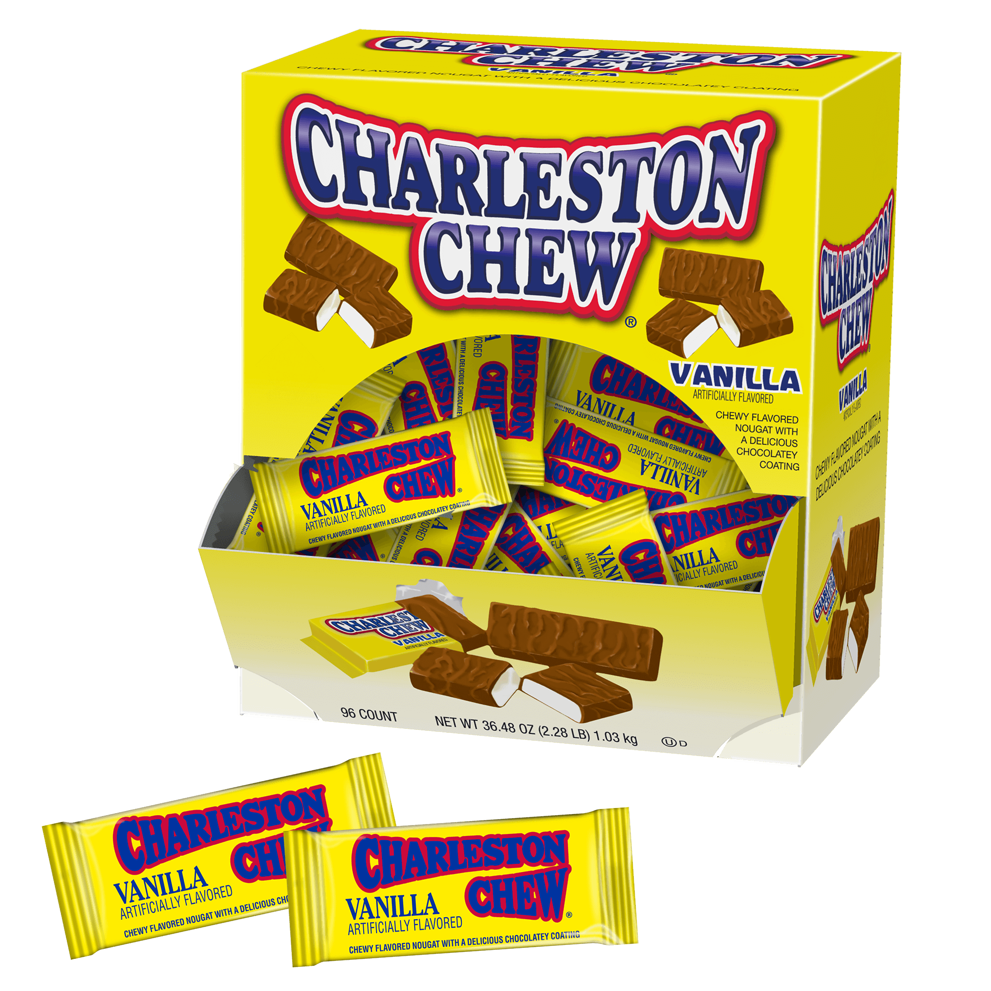 Charleston Chew Vanilla Fun Size (41.92 oz. / 96 ct. Box) – Tootsie Roll