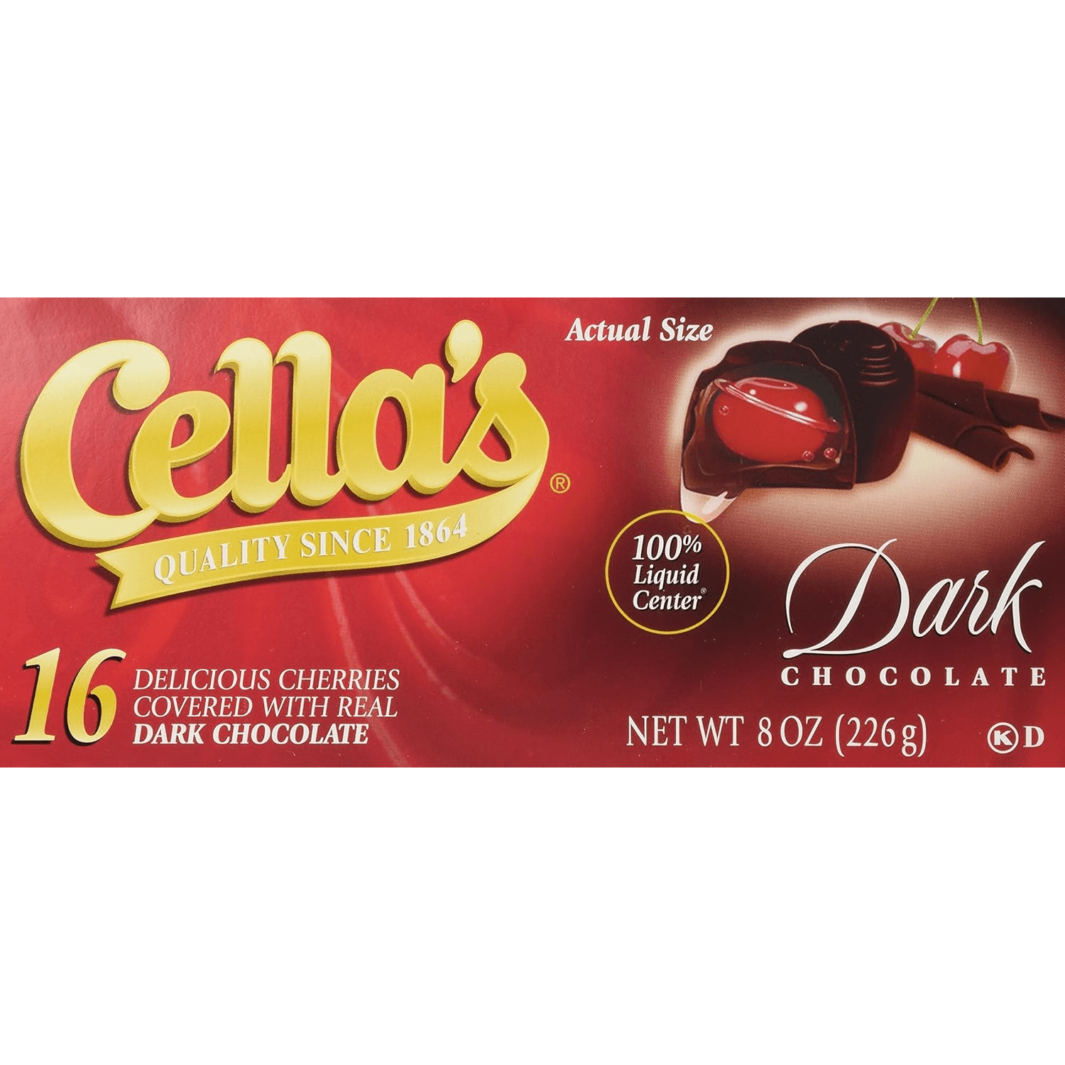 Cella's Dark Chocolate Covered Cherries (8 oz. / 16 ct. Box) – Tootsie Roll