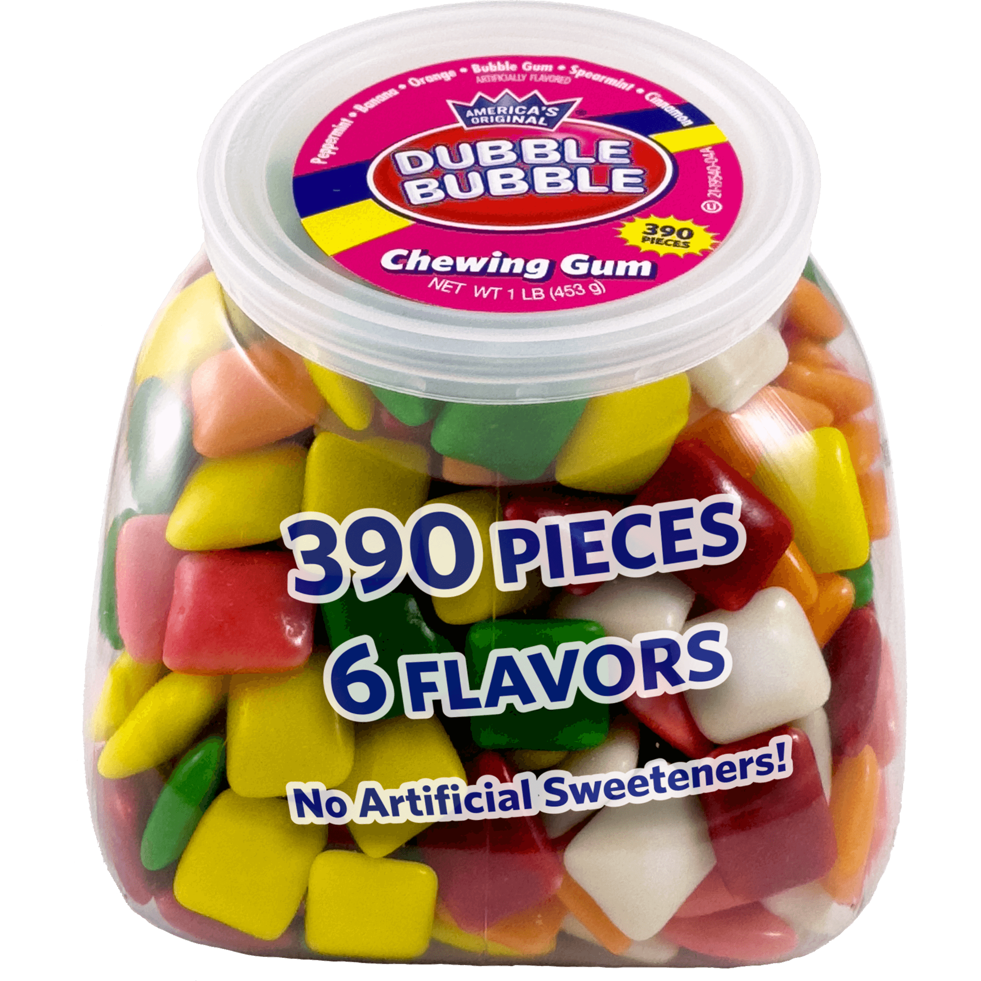 Dubble Bubble Office Pleasures Assorted Chewing Gum (16 oz. Jar ...