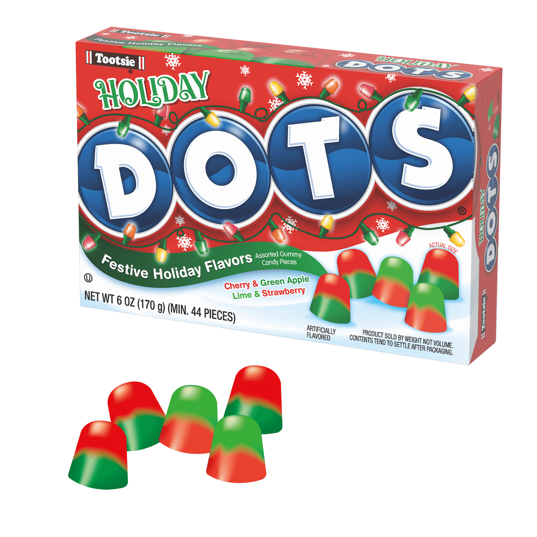 DOTS Assorted Holiday Gum Drops (6.5 oz. Box) – Tootsie Roll