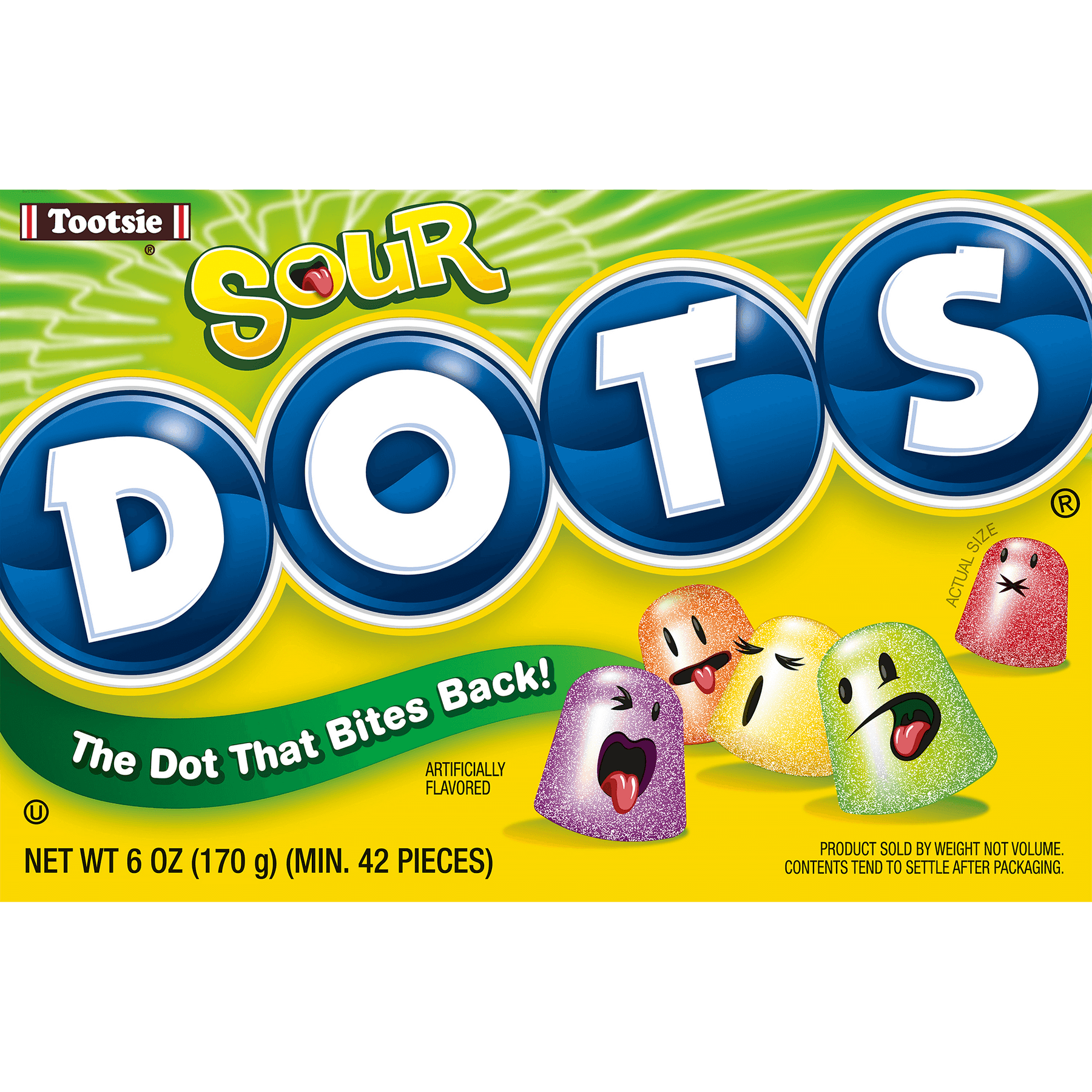 DOTS Assorted Sour Flavored Gum Drops (6.5 oz. Box) – Tootsie Roll