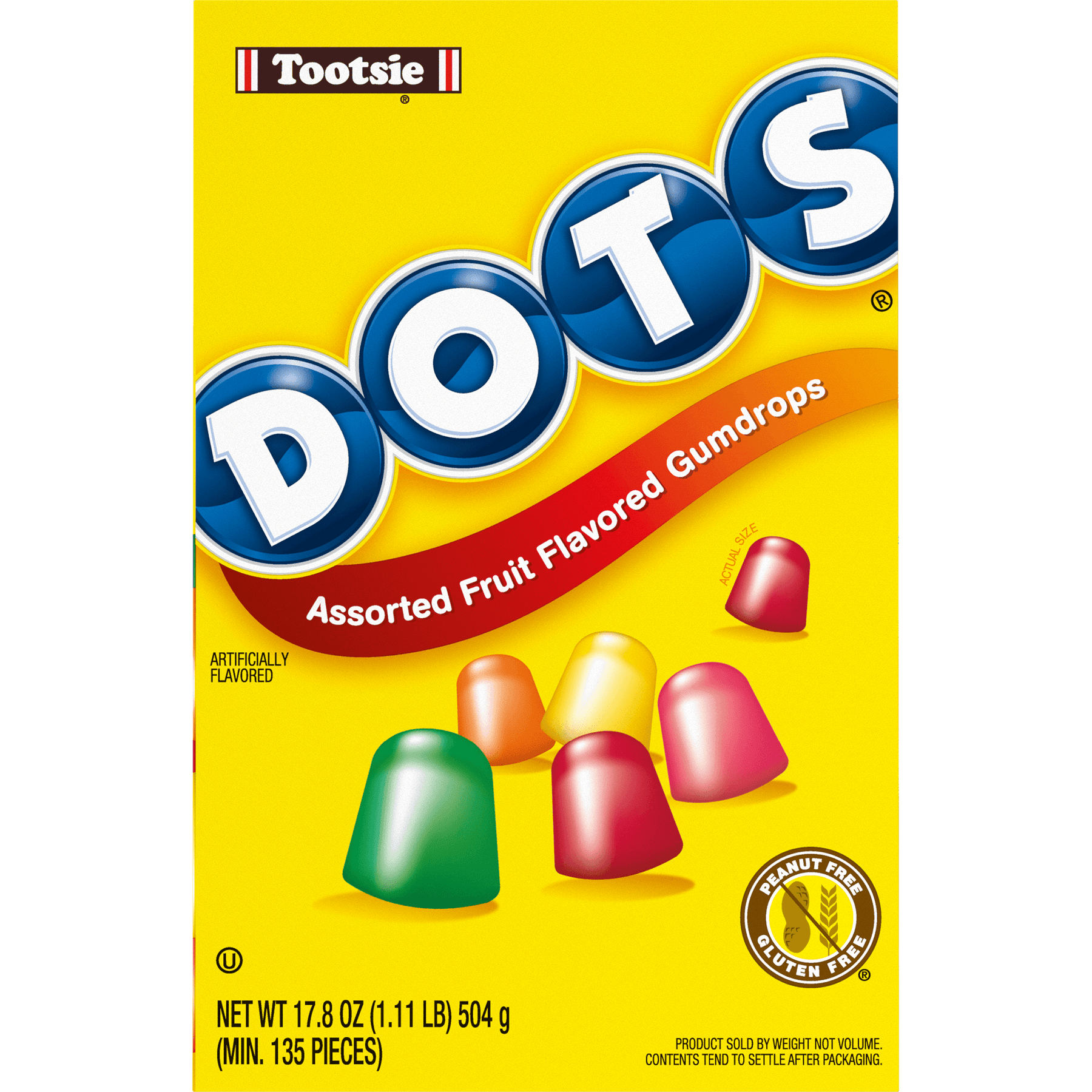 DOTS Assorted Fruit Flavors Super Size Box (17.8 oz. Box) – Tootsie Roll