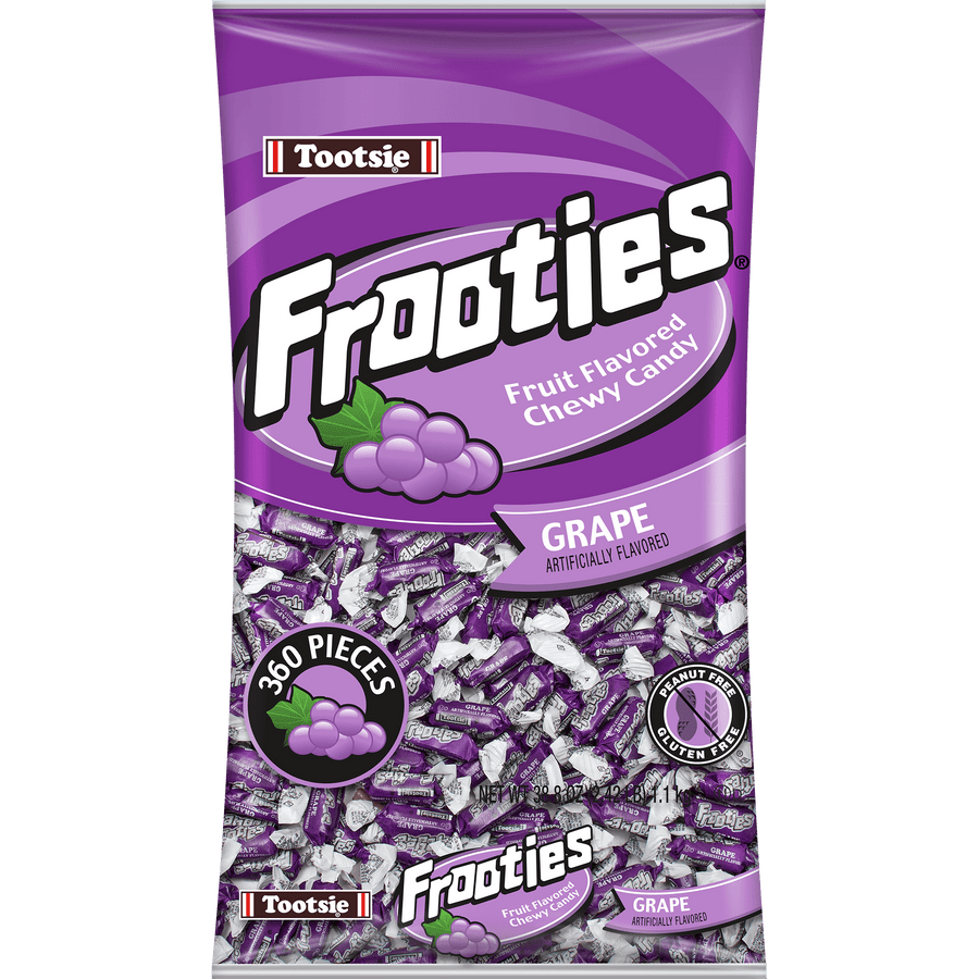 Frooties Grape Chewy Candy (38.8 oz. / 360 ct. Bag) – Tootsie Roll