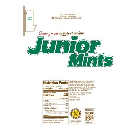 Junior Mints Fun Size (34.5 oz. / 72ct Box) – Tootsie Roll