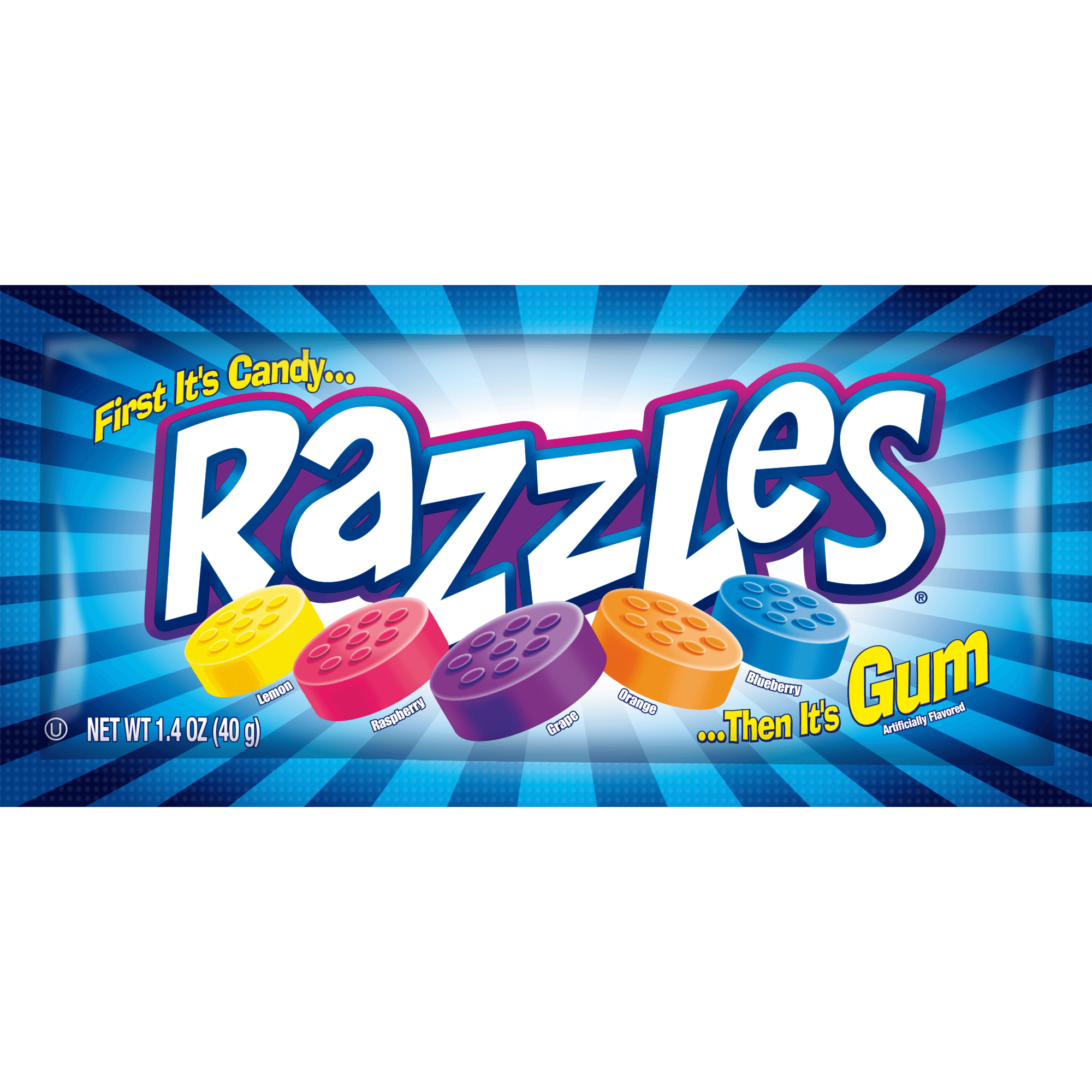 Razzles Assorted Original (1.4 oz. Pouch) – Tootsie Roll