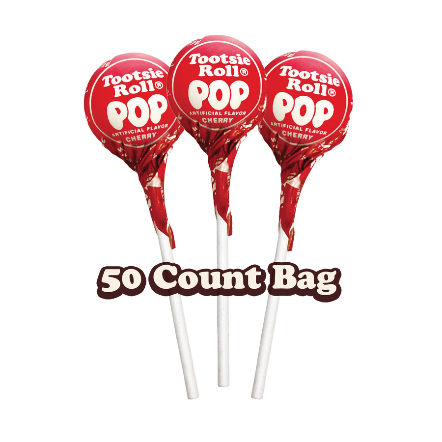 Tootsie Pops Cherry Flavor (30 oz. / 50 ct. Bag) – Tootsie Roll