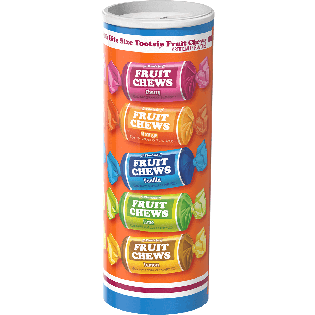 Tootsie Fruit Chews Assorted Flavors (5.7 oz. Bank) – Tootsie Roll