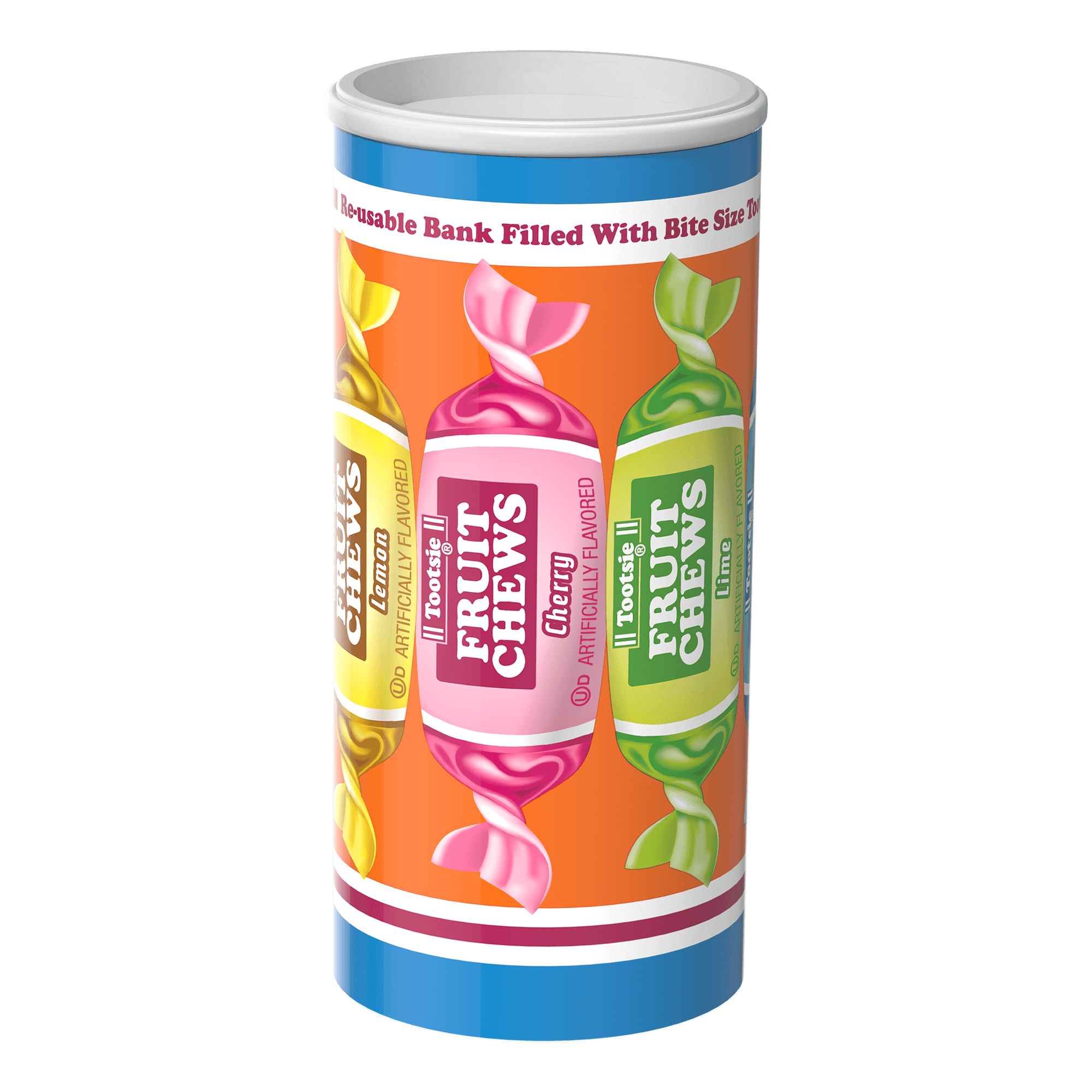 Tootsie Fruit Chews Assorted Flavors (4 oz. Bank) – Tootsie Roll