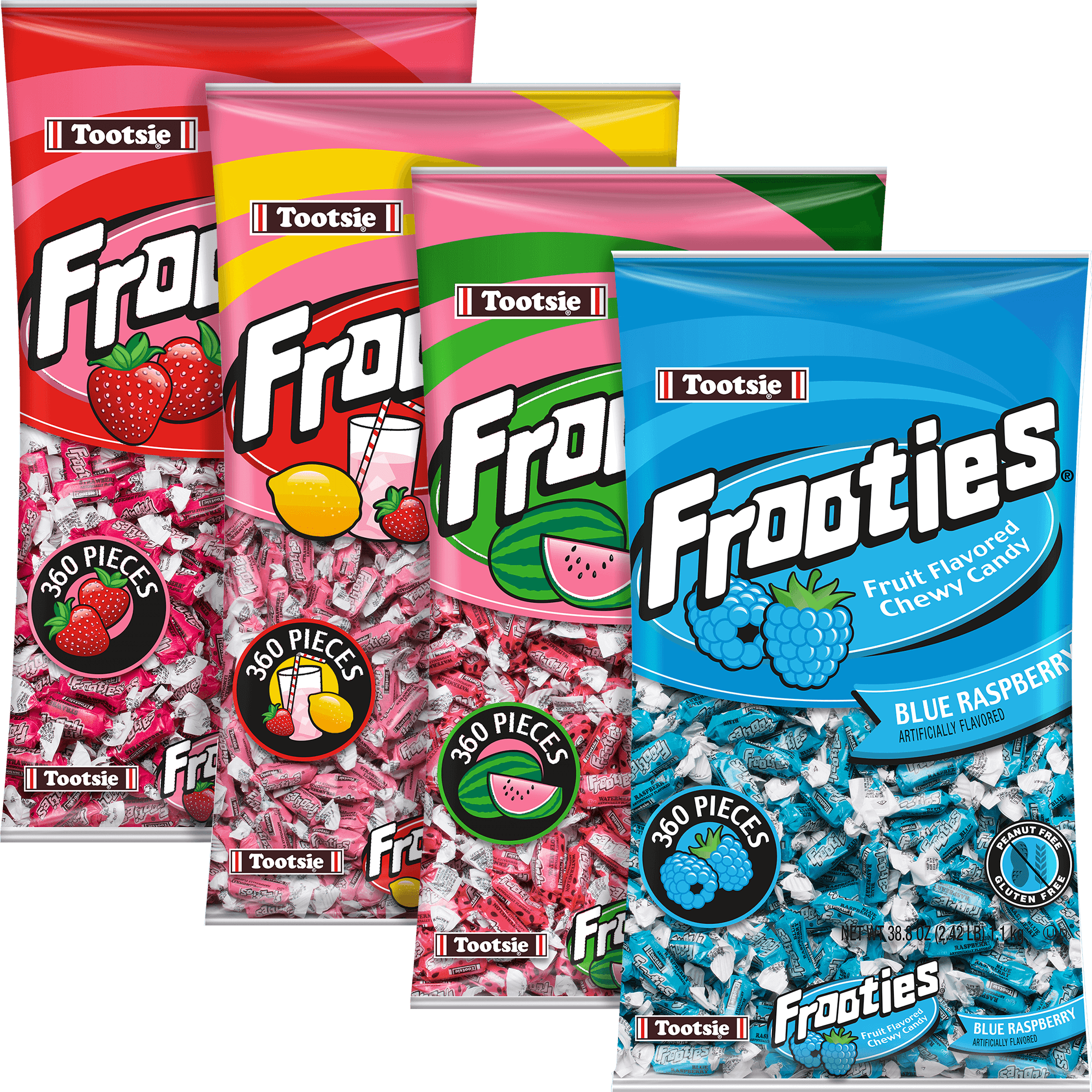 Frooties Summer Time Flavors Variety 4-Pack (4 x 360 ct. Bag) – Tootsie ...